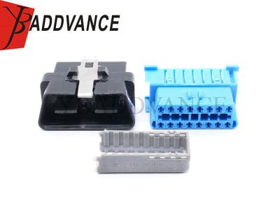 China TE Connectivity AMP Timer Connector Housing 16 Pin Male Female Unsealed 1418984-1 for Auto for sale