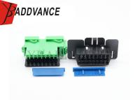 China 953490-3 16 Pin Female OBD2 Diagnostic Connector Unsealed PA66 125°C for sale