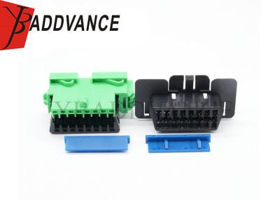 China 953490-3 16 Pin Female OBD2 Diagnostic Connector Unsealed PA66 125°C for sale