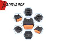 China 18 Pin JAE Automotive Connector MX23A18SF1/MX23A18XF1 with 2.50mm Pitch and 3A Current Rating for sale