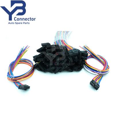 China Automotive Female 14 Pin 40cm Wire Harness M-olex 3.0mm Series 20awg Unsealed Connector for sale