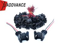 China 282189-1 2 Pin Female Waterproof EV1 Fuel Injector Connector Ignition Coil Harness 18AWG 15cm for sale