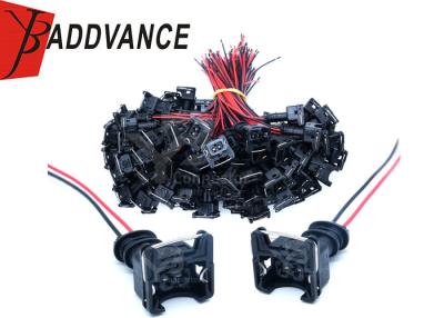 China 282189-1 2 Pin Female Waterproof EV1 Fuel Injector Connector Ignition Coil Harness 18AWG 15cm for sale
