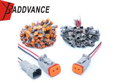 China Deutsch DT Series DT06-2S DT04-2P 2 Way Sealed Female Male Auto Connector with Wire 125C for sale