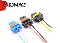 China H4 9003 HB2 Headlight Socket Connector with Wire 2 Pin Sealed Female PA66 for LED HID Conversion for sale