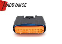 China Black Automotive ECU Connectors 34 Pin JAE MX23A34SF1 MX23A34XF1 with 2.50mm Pitch and 4.40mm Row Spacing for sale