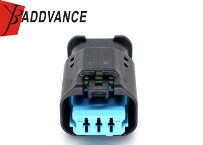 China TE 3 Pin Sealed Connector Receptacle 1801178-1 Black Automotive Waterproof Female Housing for sale