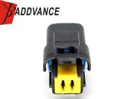 China 2-Way Black FCI Automotive Waterproof Connector 211PC022S0049 for Peugeot - 32.4mm × 17.6mm × 13.9mm, 18-22 AWG Wire Range for sale