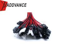 China 2 Pin Female Unsealed Fuel Pump Connector Harness High-Temp Wire 125°C PA66 for sale