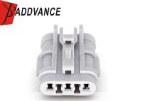 China 3 Pin Female SWP Connector Sealed Gray Wire Seal 18-22AWG 7123-7434-40 for sale
