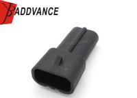 China 2P Male 630 Series Metri-Pack Automotive Electrical Connector 46A 125℃ Waterproof PA66 Housing for sale