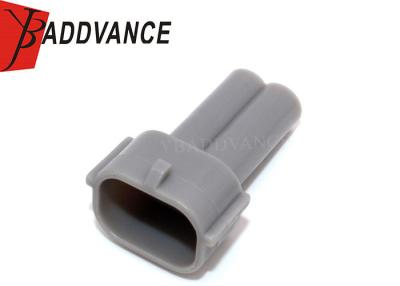 China Nippon Denso Male Fuel Injector Connector 2 Pin PBT Gray -40C to 120C for sale