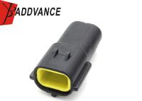 China TE Connectivity Econoseal J Series 2 Pin Male Connector 174354-2 18-22AWG for sale