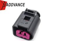 China 1J0 973 772 2-Pin Waterproof Alternator Connector for VW Audi - 30mm Length, 18-22 AWG for sale