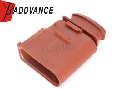 China 1K0 973 804 A 4-Pin Brown 1.5mm Pressure Sensor Connector for VW Audi Vehicles | 18-22 AWG Wire Size for sale