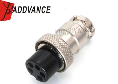 China BCGX165F 5 Way Metal Circular Connector GX12 GX14 GX16 GX20 GX25 GX30 18-22AWG for sale