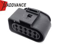 China Black FEP 10 Pin Automotive Connector 1J0 973 735 Female Housing for Audi A3 2006-2013 for sale