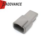 China DTM04-3P 3-Pin Male Connector with Wedgelock - 7.5A Capacity, 20-22 AWG Wire Range for sale