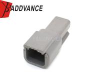 China Tyco 2 Pin Male Deutsch DTM Connector DTM04-2P with 4mm Pitch and -40℃ to 125℃ Temperature Range for sale