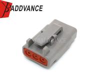 China 3-Pin Deutsch DTM Rectangular Housing Connector DTM06-3S | 7.5A Current | -55°C to 125°C Temperature Range for sale