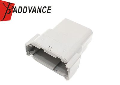 China 12 Pin Male DTM Series Receptacle Housing Connector DTM04-12P with 7.5A Capacity and -55°C to 105°C Temperature Range for sale