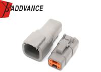 China Deutsch DTM 4 Pin Male Female Connector Kit 20-22 AWG Waterproof Sealed for sale