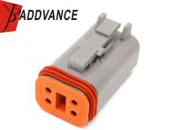 China Deutsch DT Series Connectors , 4 Pin Deutsch Connector With Solid Terminals for sale