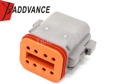 China Deutsch DT06-8S AT06-8S 8 Pin Female Automotive Connector Nylon GF20 Gray for sale