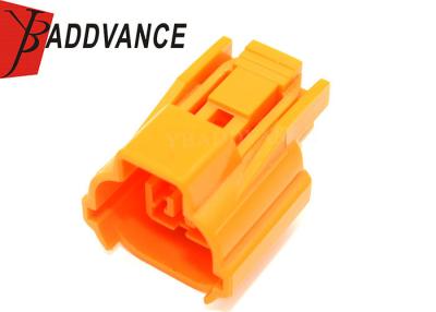 China 2 Pin Female Orange Waterproof Auto Connector Housing 18-22 AWG Sealed for sale