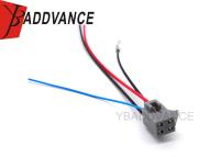 China Custom 346027-1 2 Pin Female Automotive Fuel Pump Connector Wiring Harness PA66 PBT 125°C for sale