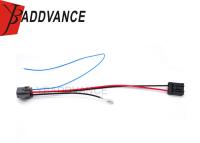 China Custom 346027-1 2 Pin Female Automotive Fuel Pump Connector Wiring Harness PA66 PBT 125°C for sale