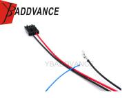 China Custom 346027-1 2 Pin Female Automotive Fuel Pump Connector Wiring Harness PA66 PBT 125°C for sale