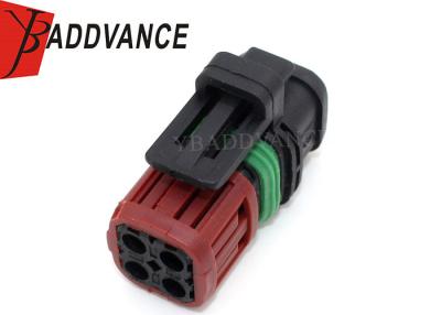 China TE Connectivity 1.5mm System 4 Pin Female Socket Connector 1337352-1 Sealed PBT Housing for sale