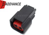 China Black 2 Pin Female Fuel Injector Connector Sealed Type BC7568 18-22AWG For GM for sale