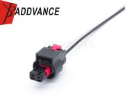 China 2 Pin Black Wire Harness Connector Sealed Female PA66 125C TE Connectivity 1-1924067-1 for sale
