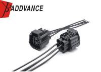 China 4 Pin Female YESC 6.3 Sealed Automotive Waterproof Connector Pigtail 7283-5595-10 for sale