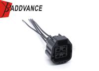 China 4 Pin Female YESC 6.3 Sealed Automotive Waterproof Connector Pigtail 7283-5595-10 for sale