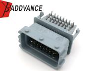China 24 Pin ECU Rectangular Connector 40.2×46×27mm with 1.5/2.8mm Pitch for Automotive Applications for sale