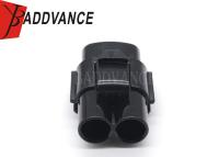 China Auto 6189-0338 2 Pin Female Black Wire Harness Connector with Terminals and Seals for sale