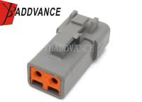 China DTP06-2S 2 Hole Deutsch Female Connector with Secondary Lock for 10-14 AWG Wire and 25A Capacity for sale