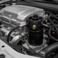 China Universal oil filter sandwich plate adapter, installs between the engine block and oil filter. Features 2dedicated 1/8