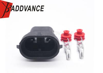 China D-elphi Weather Pack 2 Pin Male Sealed Sensor Connector for GM Ford for sale
