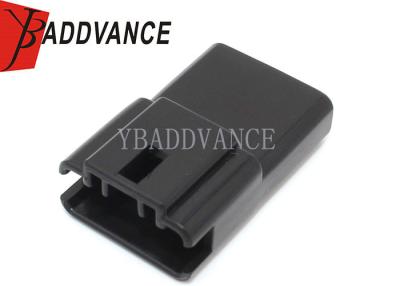 China 2 Position Black Unsealed Male Automotive Electrical Connector Housing 18-22AWG for sale