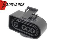 China FEP 4 Pin Female Automotive Connector 18-22AWG Sealed Black 3A0973304 for sale