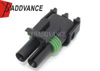 China 2 Way Female Weather Pack Connector 2 Pin Sealed Plug 12015792 20A for sale