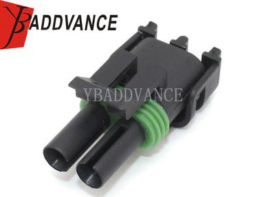 China 2 Way Female Weather Pack Connector 2 Pin Sealed Plug 12015792 20A for sale