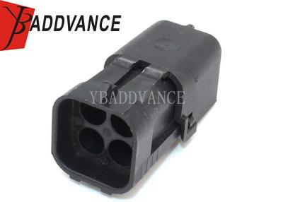 China GM Weather Pack Electrical Connector 4 Pin Male Square Shroud 14-18 AWG 20 Amp for sale