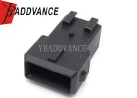 China 3 Pin Waterproof Fuel Injector Connector Male AMP Junior Power Timer Black 3.5mm for sale