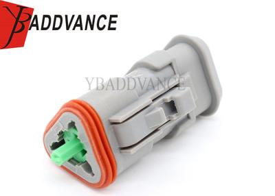 China Deutsch DT06-3S-E008 3 Pin Connector Socket 14-20AWG Gray Heat Shrink Plug for sale