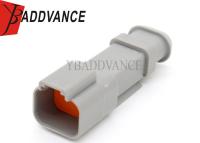 China Deutsch DT04-2P-E008 2 Way Male Automotive Connector 14-20 AWG Heat Shrink End for sale